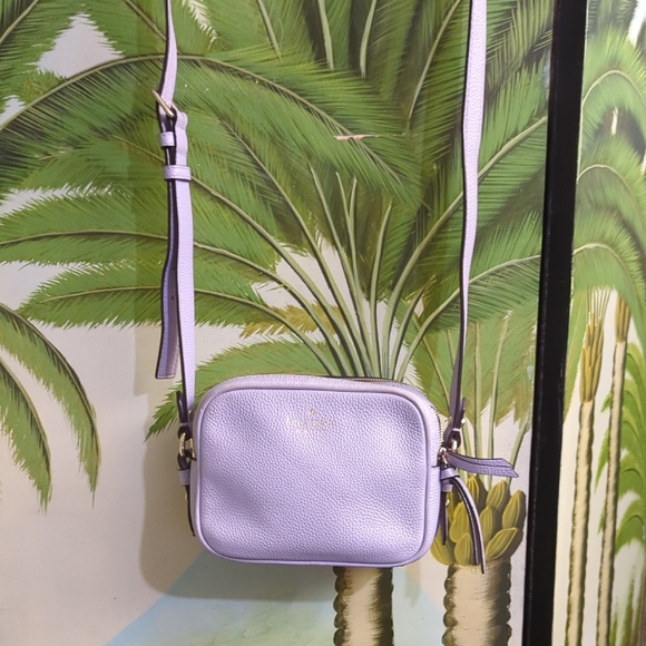 kate spade | Bags | Kate Spade Lavender Double Zipper Crossbody Bag ...